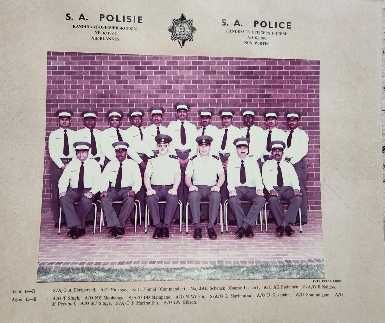 Colonel Johnny Govender - Nongqai BLOG